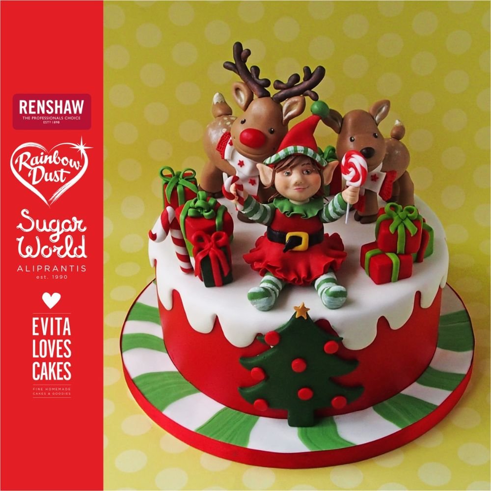 Τουρτα Xmas Elf - Evita Loves Cakes